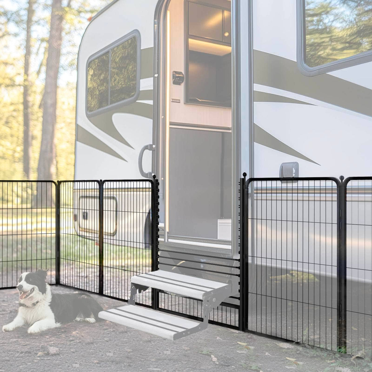 Best RV Dog Fence - Instant Dog Playpen - FXW