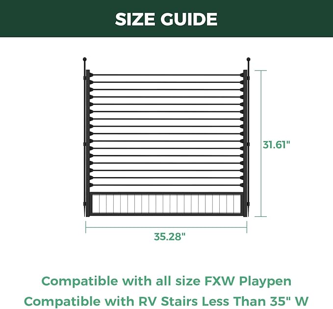 Bundle - Rollick Dog Playpen & RV Step Grid (2 PCs) – FXW