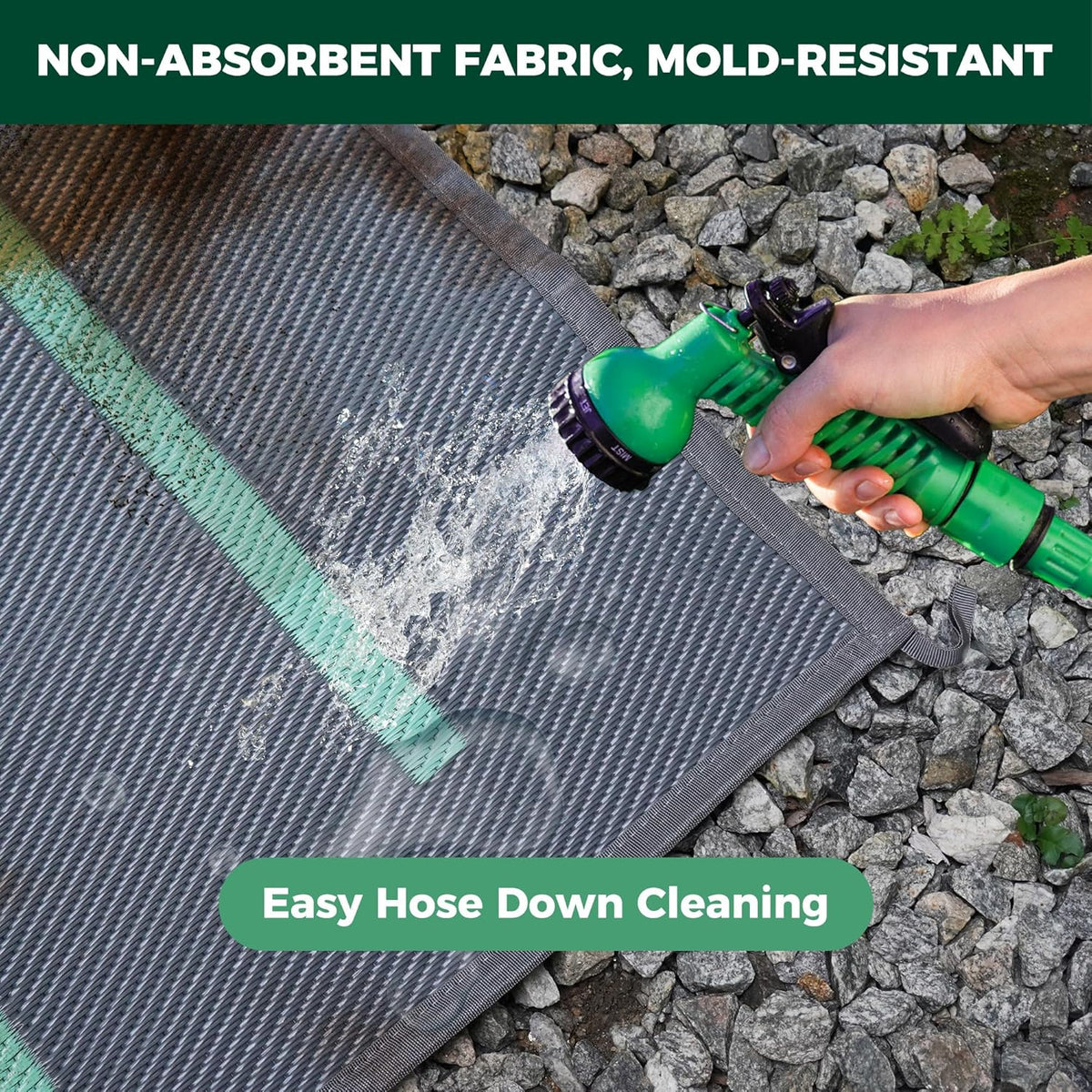 Let's ROLL RV Outdoor Rug - Camping Rug– FXW